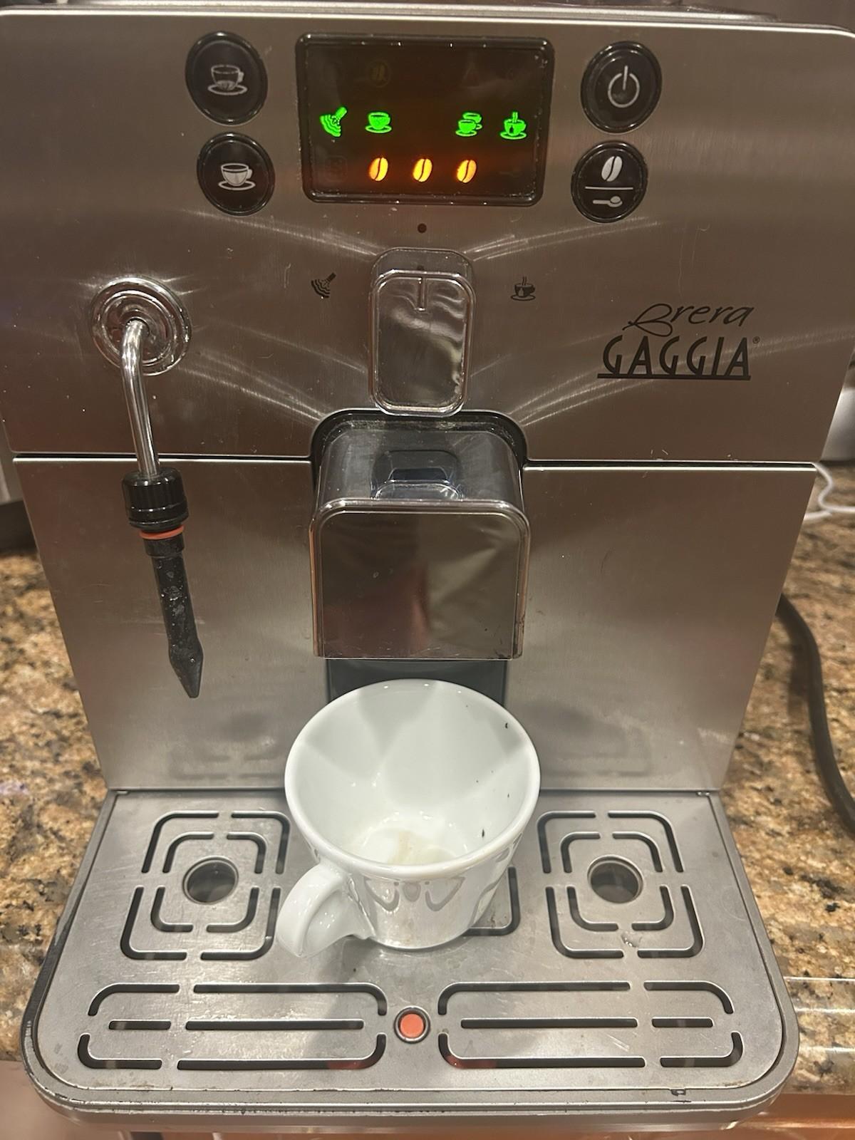 Gaggia Brera Automatic Espresso Machine - Silver