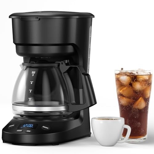 Electactic 5-Cup Coffee Maker: Brew with Ease!