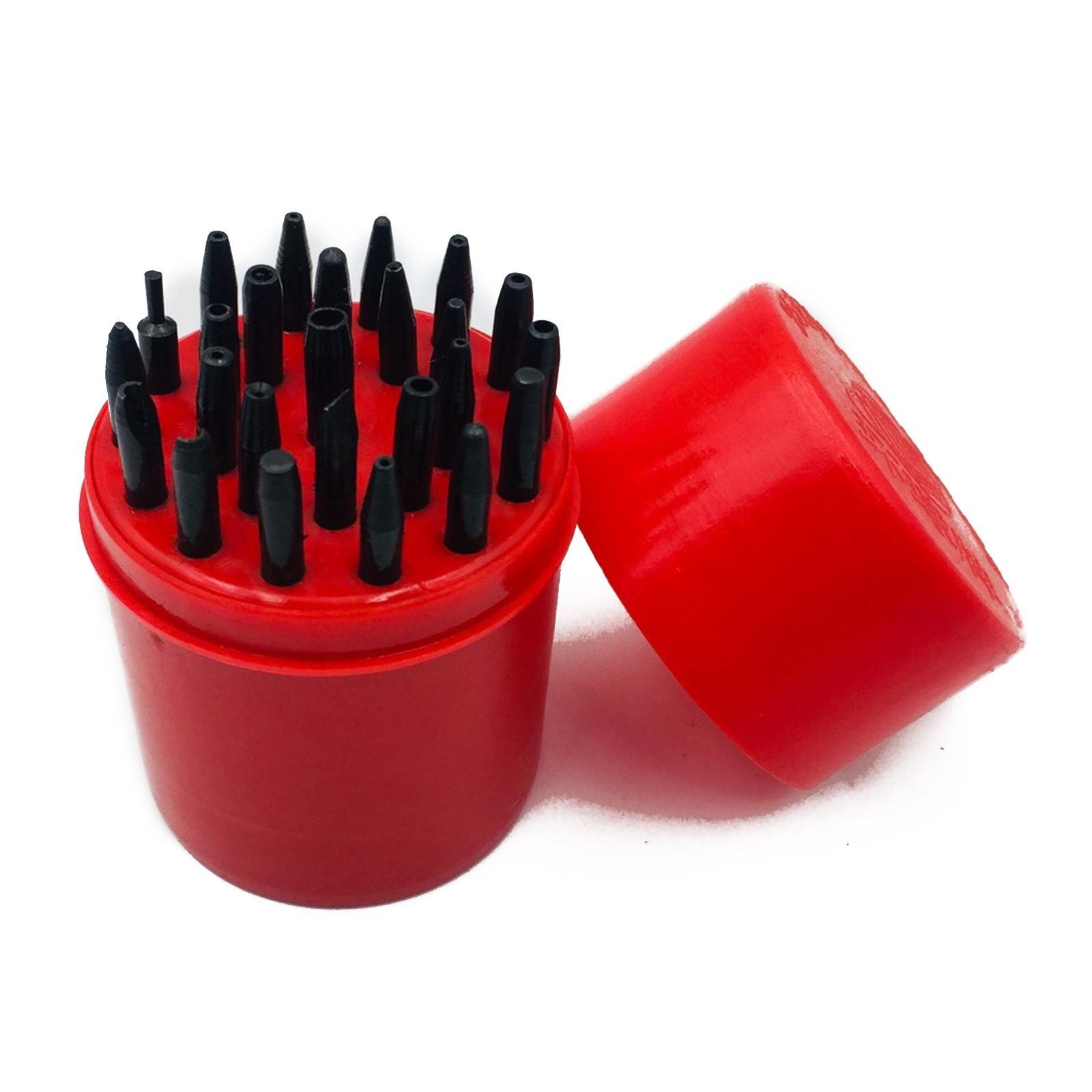 Versatile 25-Piece Watch Repair Punch Tool Set