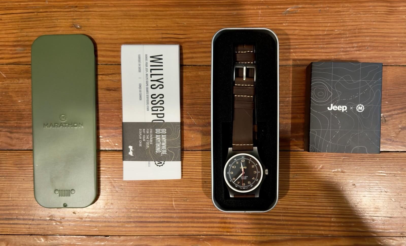 Marathon 41MM Jeep Willys Officer's Quartz Watch
