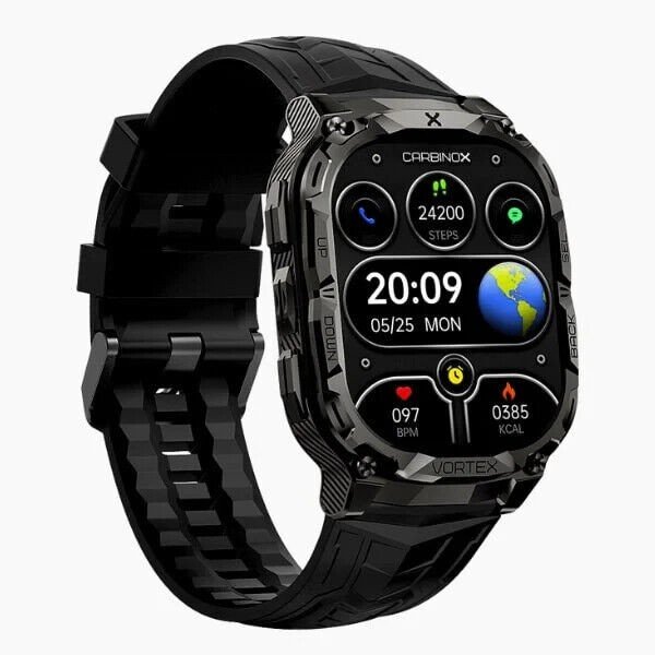 CARBINOX Vortex Tactical Smartwatch: Rugged & Reliable