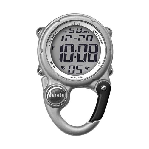 Stylish Dakota Digital Clip Fob Watch - Alarm & Timer