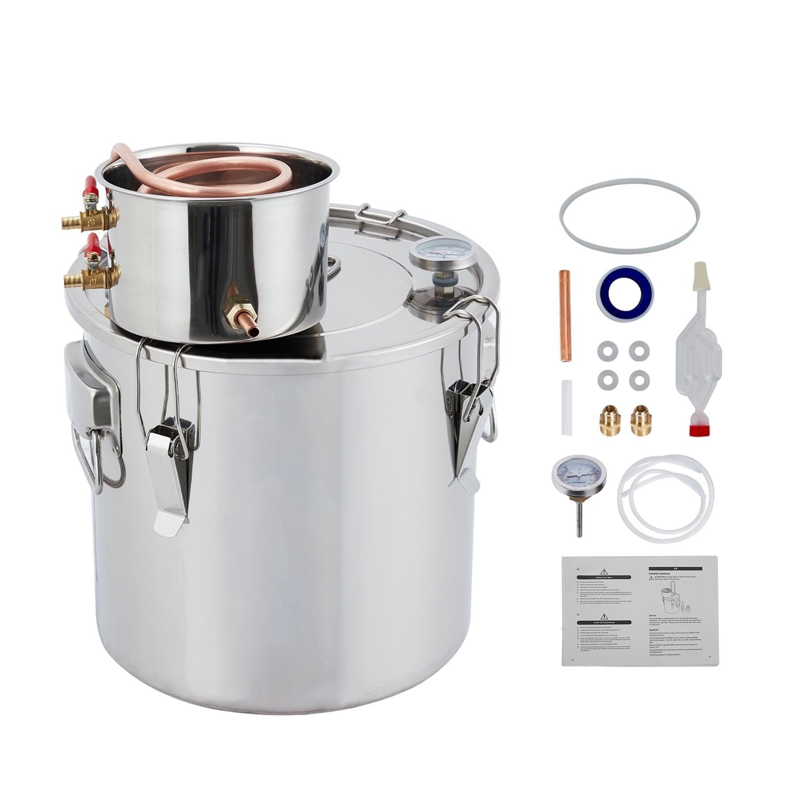 5-Gallon Copper Distillery Kit for Home Brewing