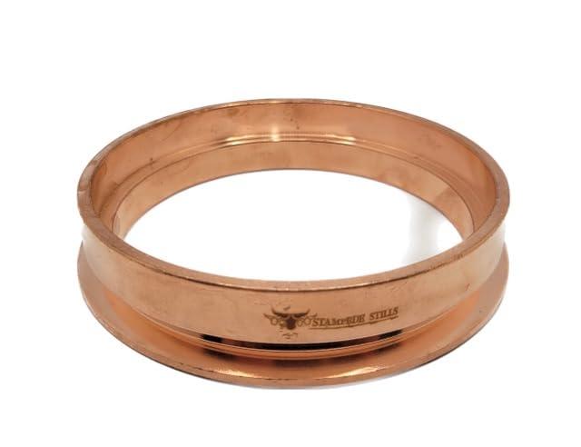 Copper Tri-Clamp Pipe Adapter for Keg Still