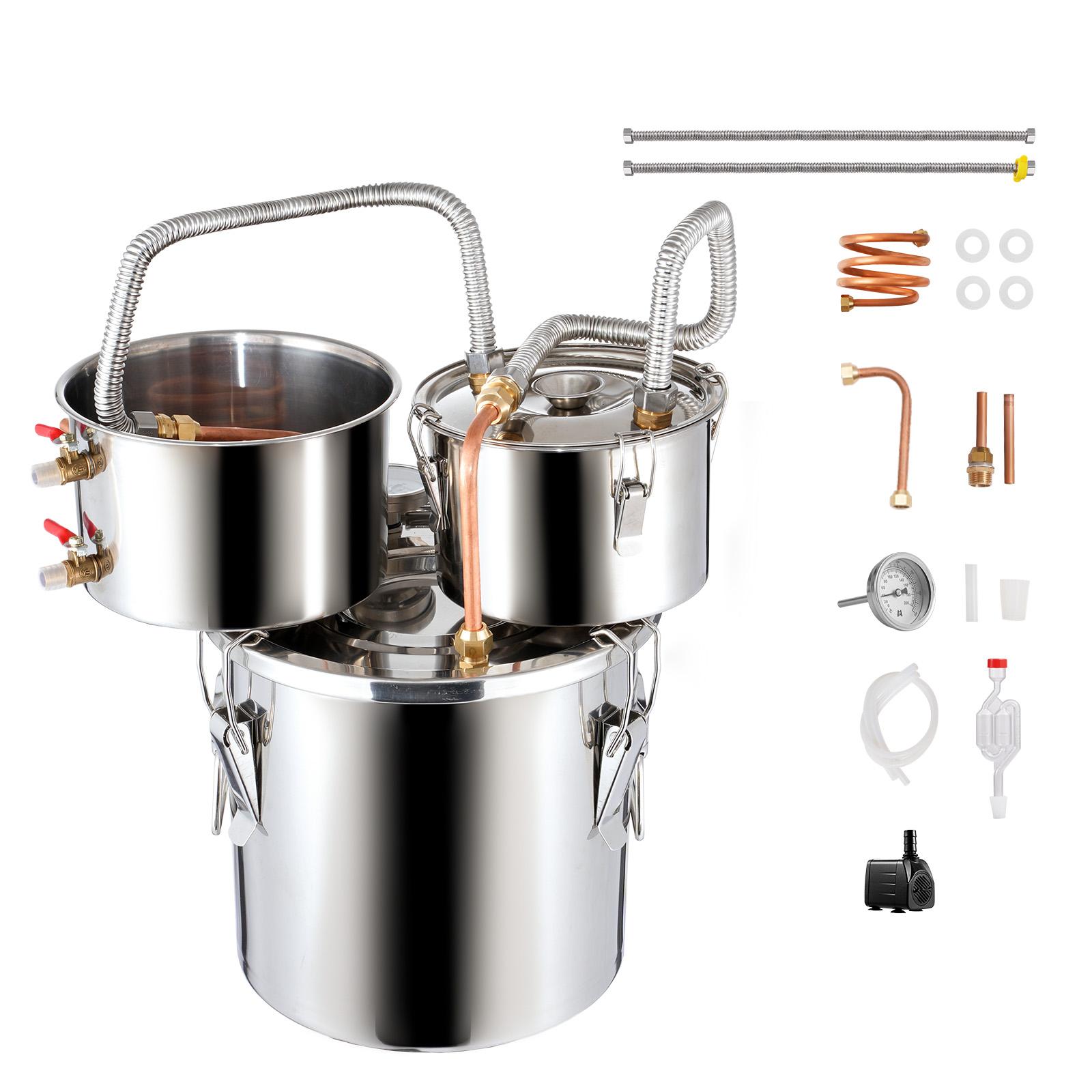 Moonshine Still Kit with Thumper Keg - Easy Distilling