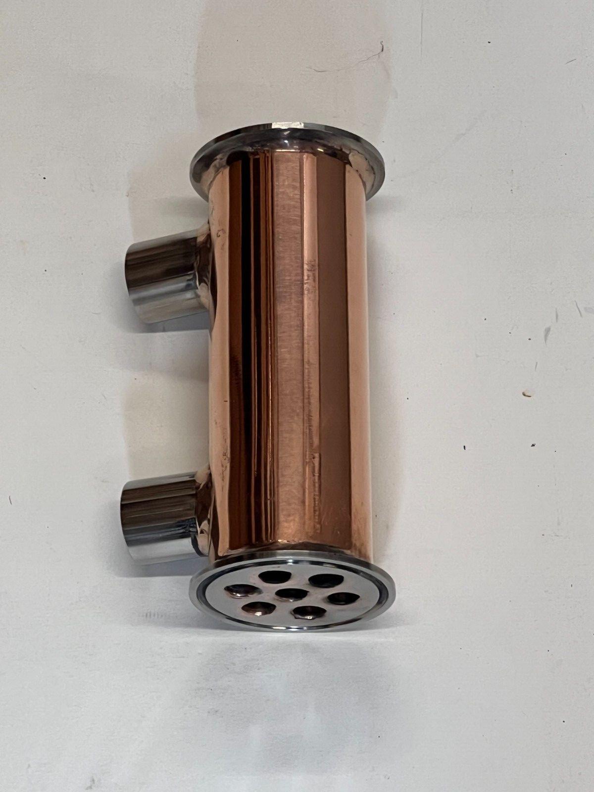 Copper Dephlegmator for 2 - Perfect Moonshine Still