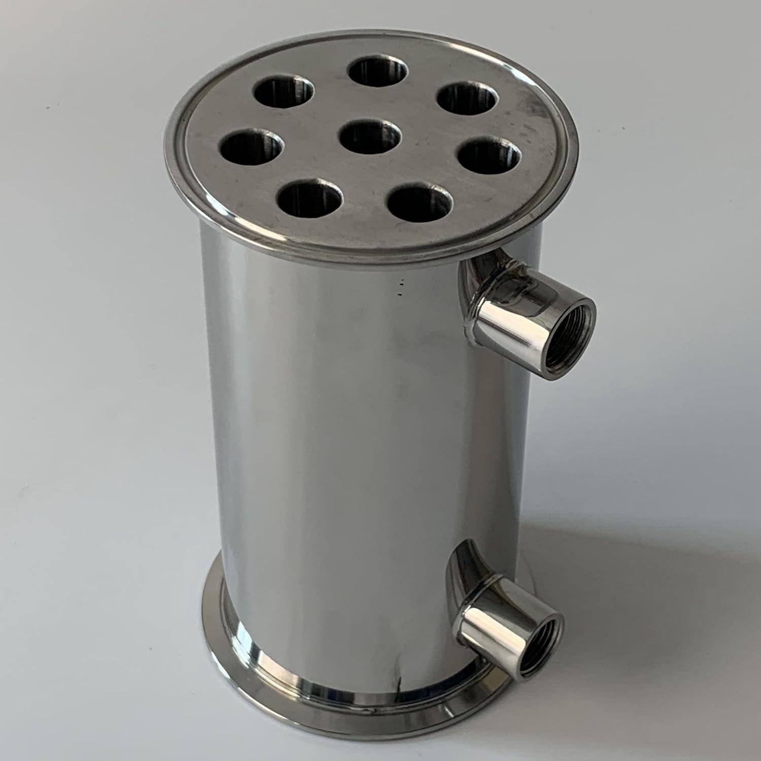 4 Tri Clamp Dephlegmator for Reflux Stills
