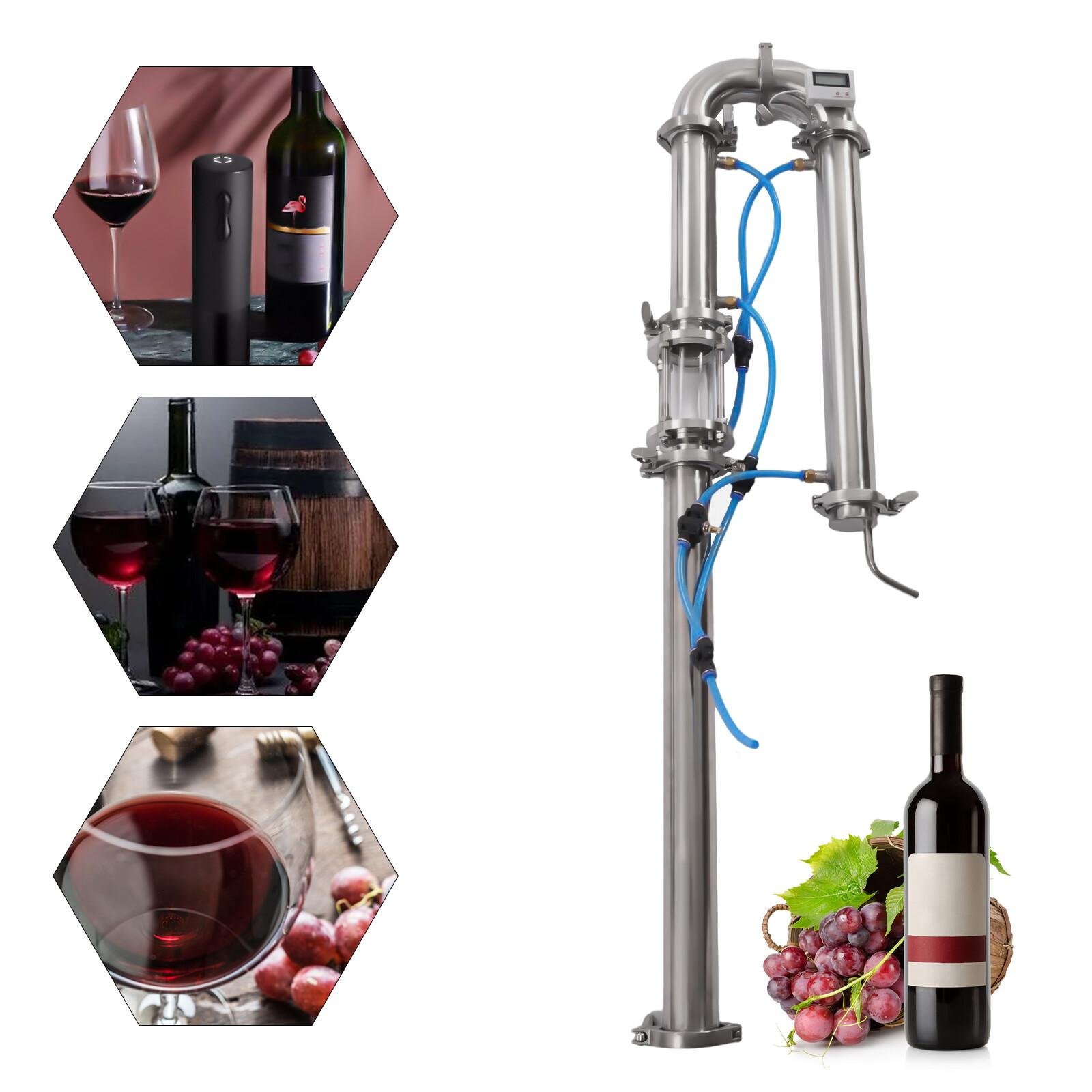 2-Inch Stainless Steel Reflux Distilling Column