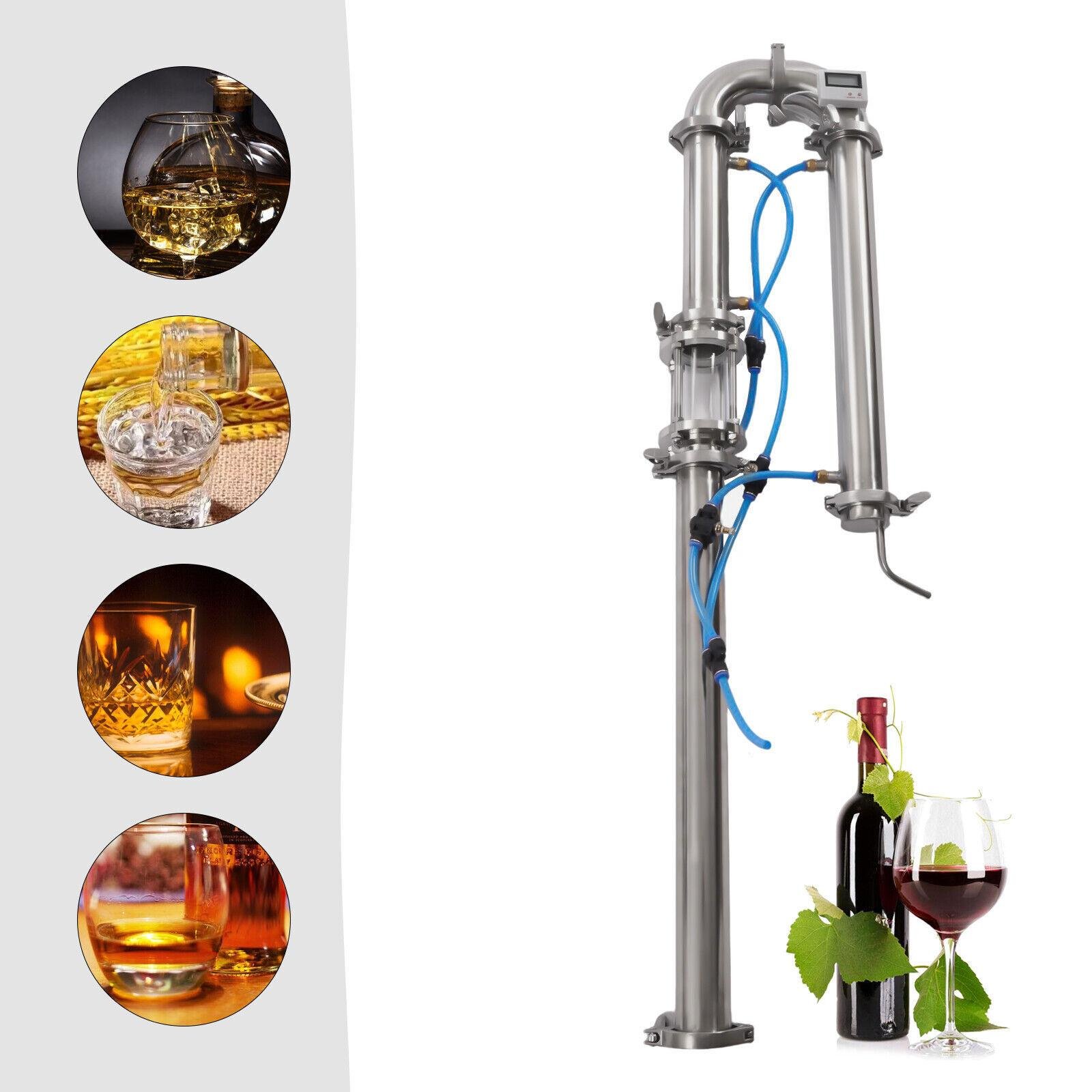 2" Stainless Steel Reflux Still for Easy Home Distilling