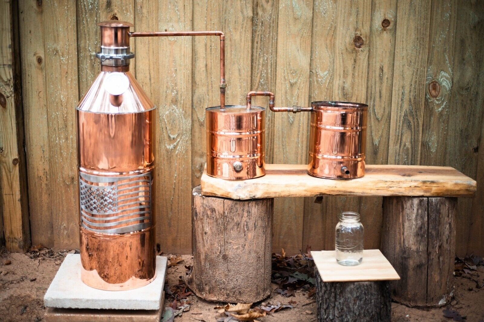 10 Gallon Copper Moonshine Distillery Kit - Brew at Home!