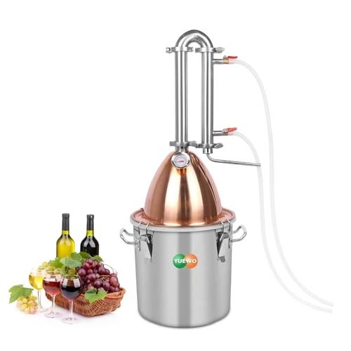 YUEWO 2GAL Pot Still Distillery Kit for Home Brewing