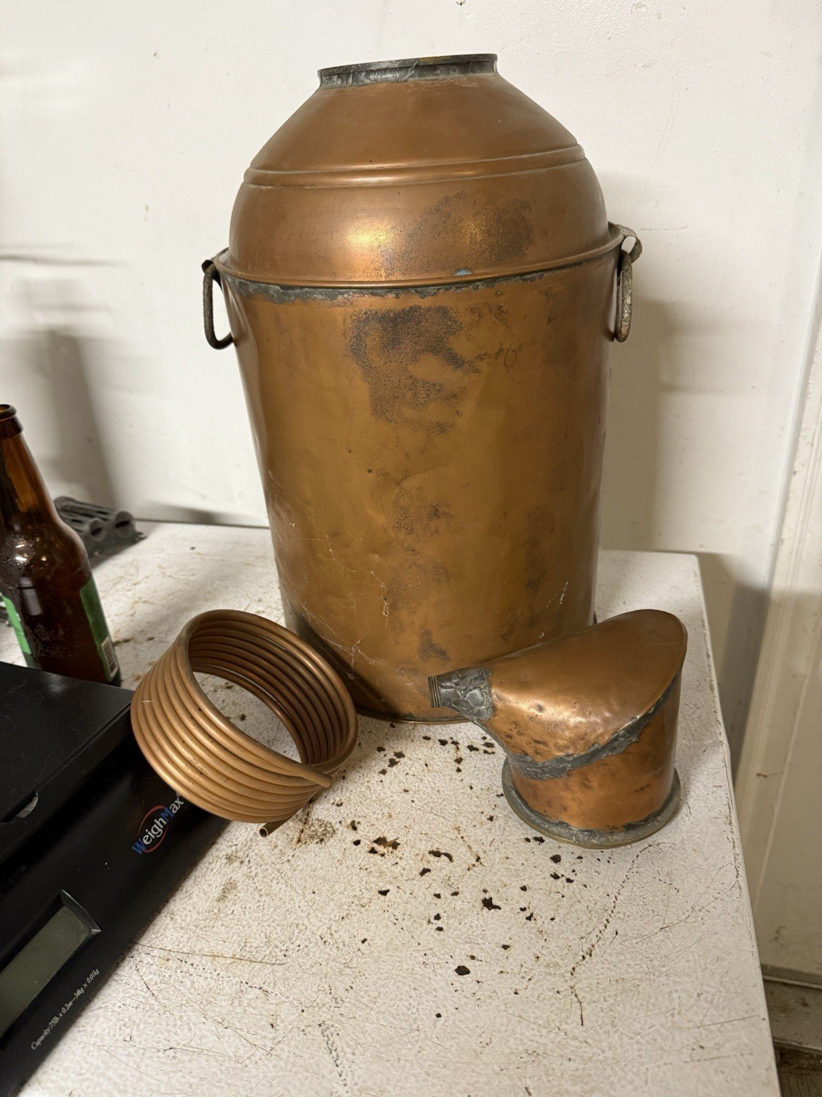 Premium Copper Moonshine Still with Condenser Coil