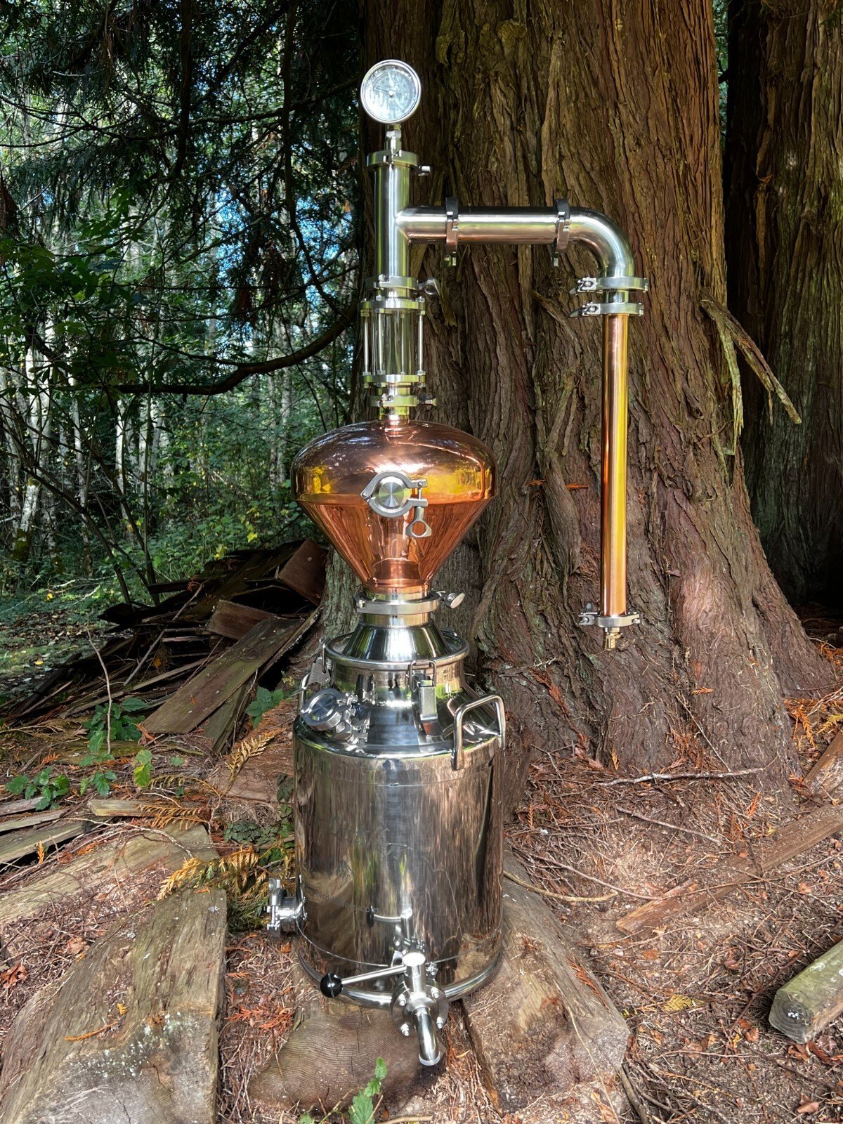 Premium Copper Pot Still for Home Distilling