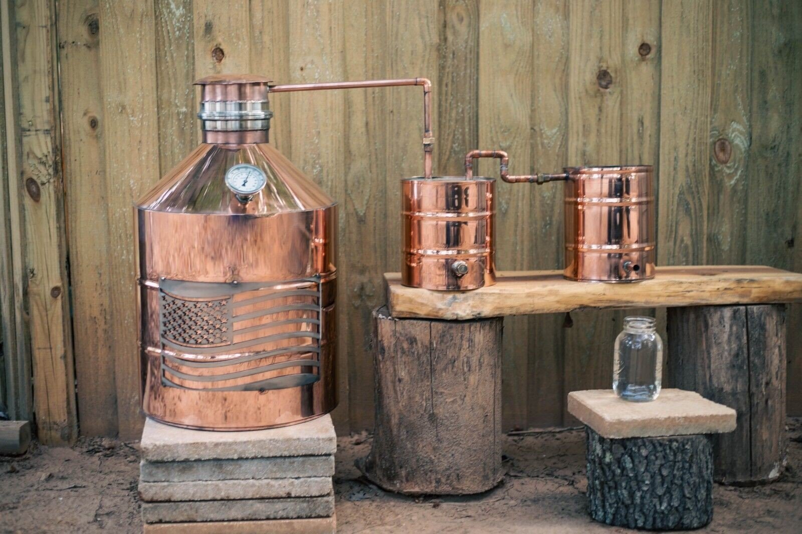 20 Gallon Copper Moonshine Distillery Kit - Brew Your Own!