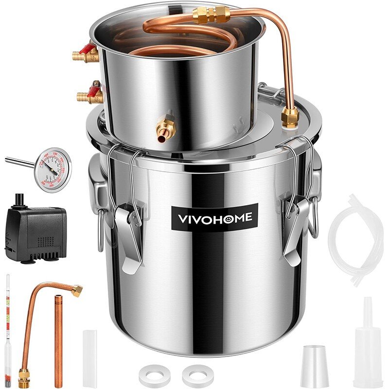3 Gal Dual Pot Distillation Kit with Pump