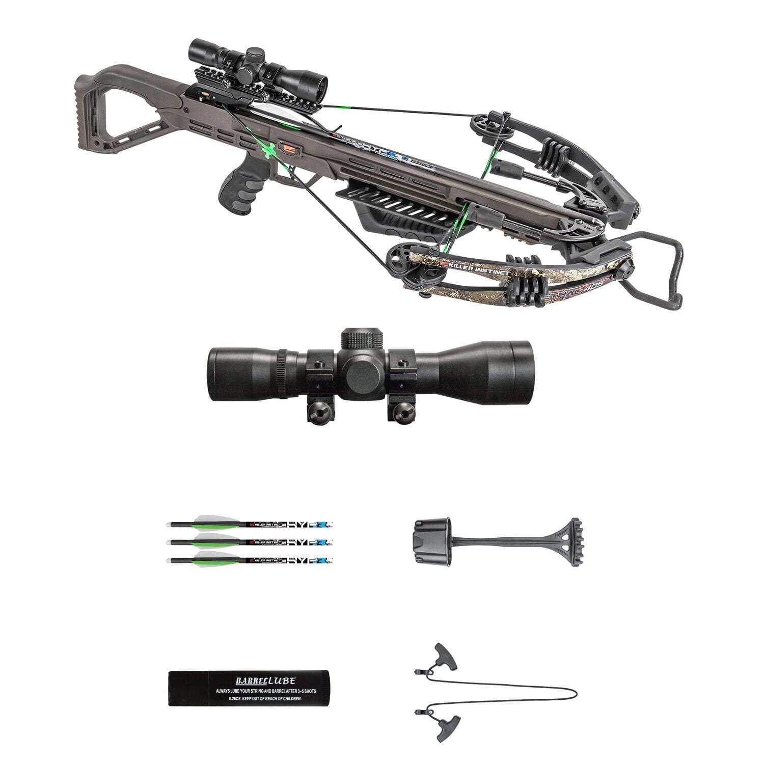 Lethal 405 Crossbow Pro Package - 3 Bolts Included