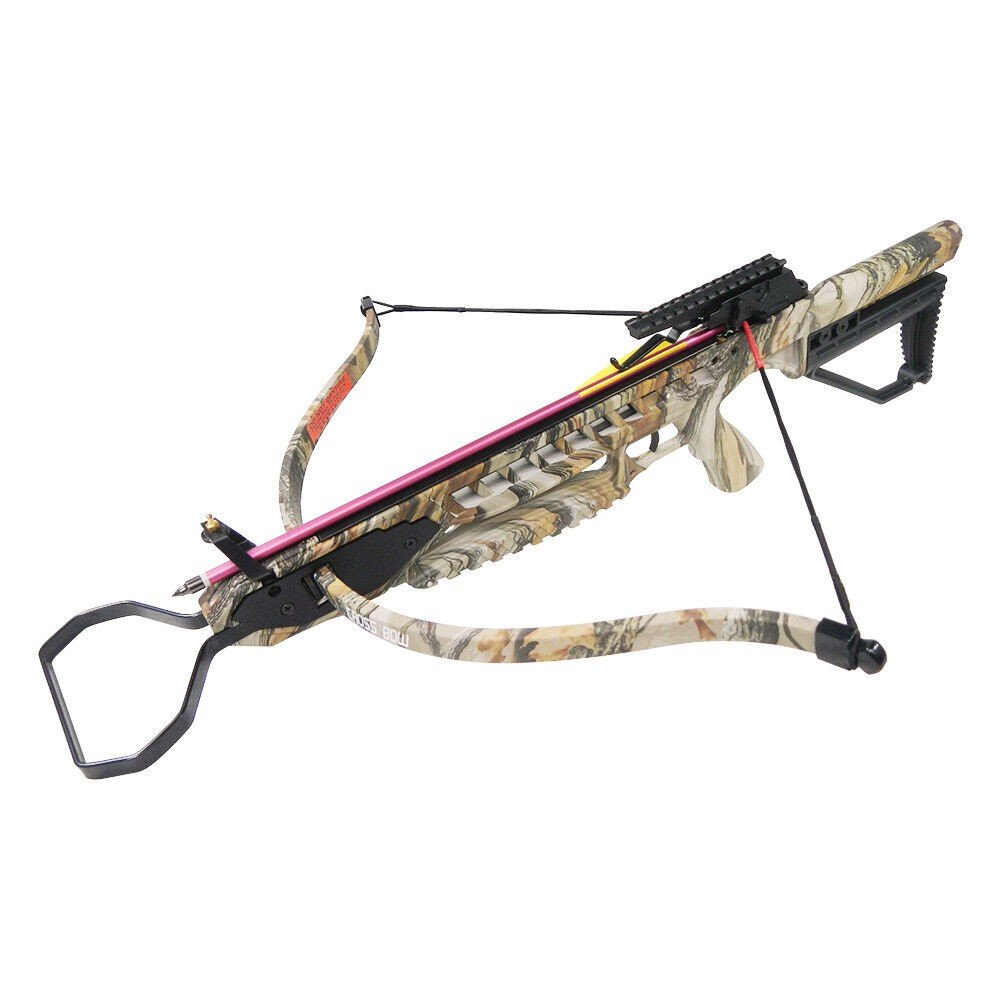 175 lb Black/Camo Reverse Draw Crossbow Bundle