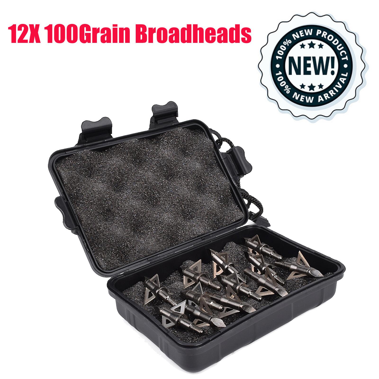 High-Quality 100 Grain Broadheads with Case
