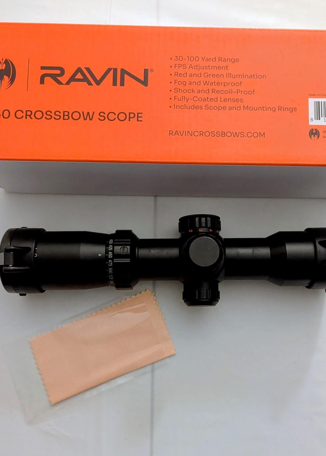 Ravin 550 Crossbow Scope with Bright Reticle