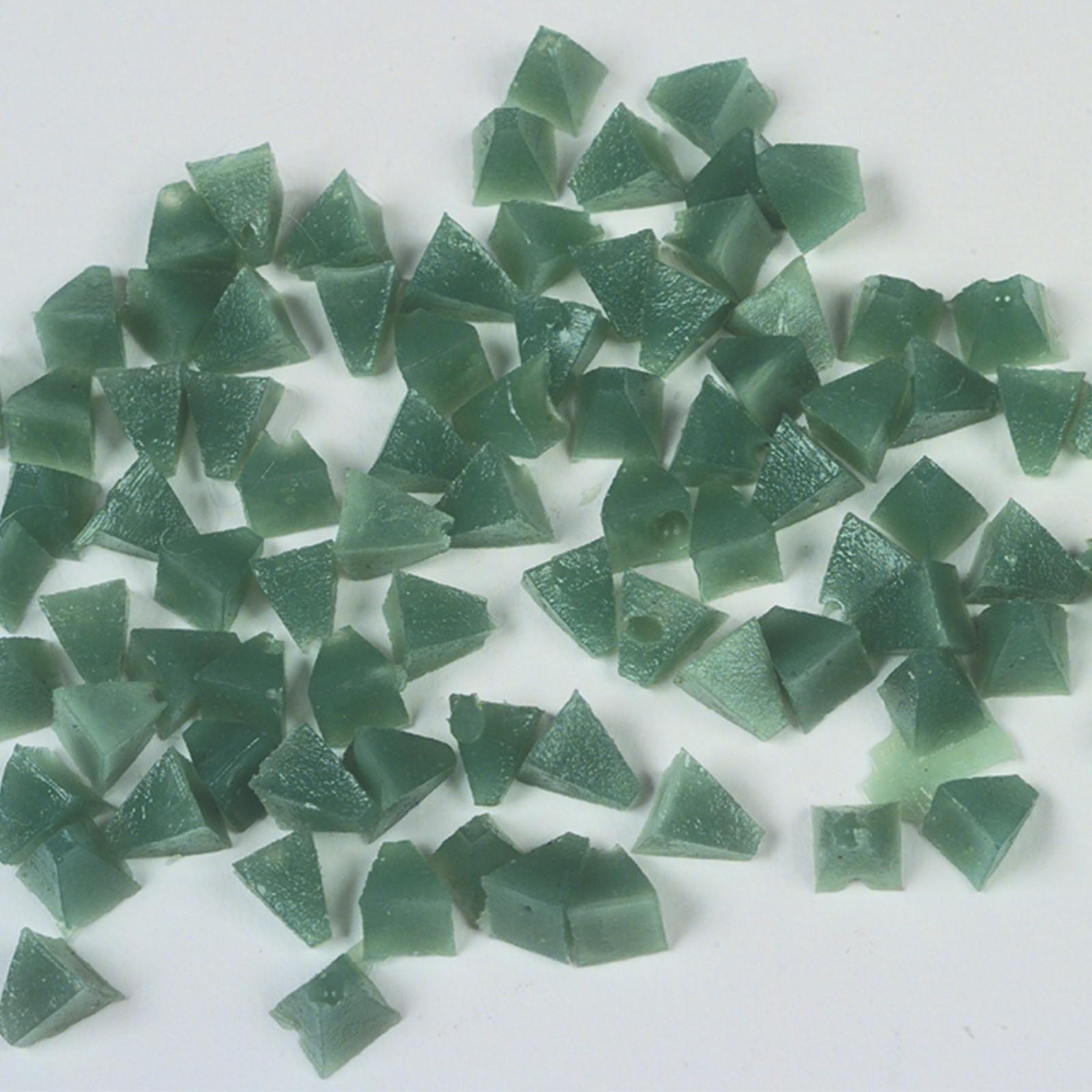 Raytech Green Pyramid Tumbling Media for Perfect Finishing