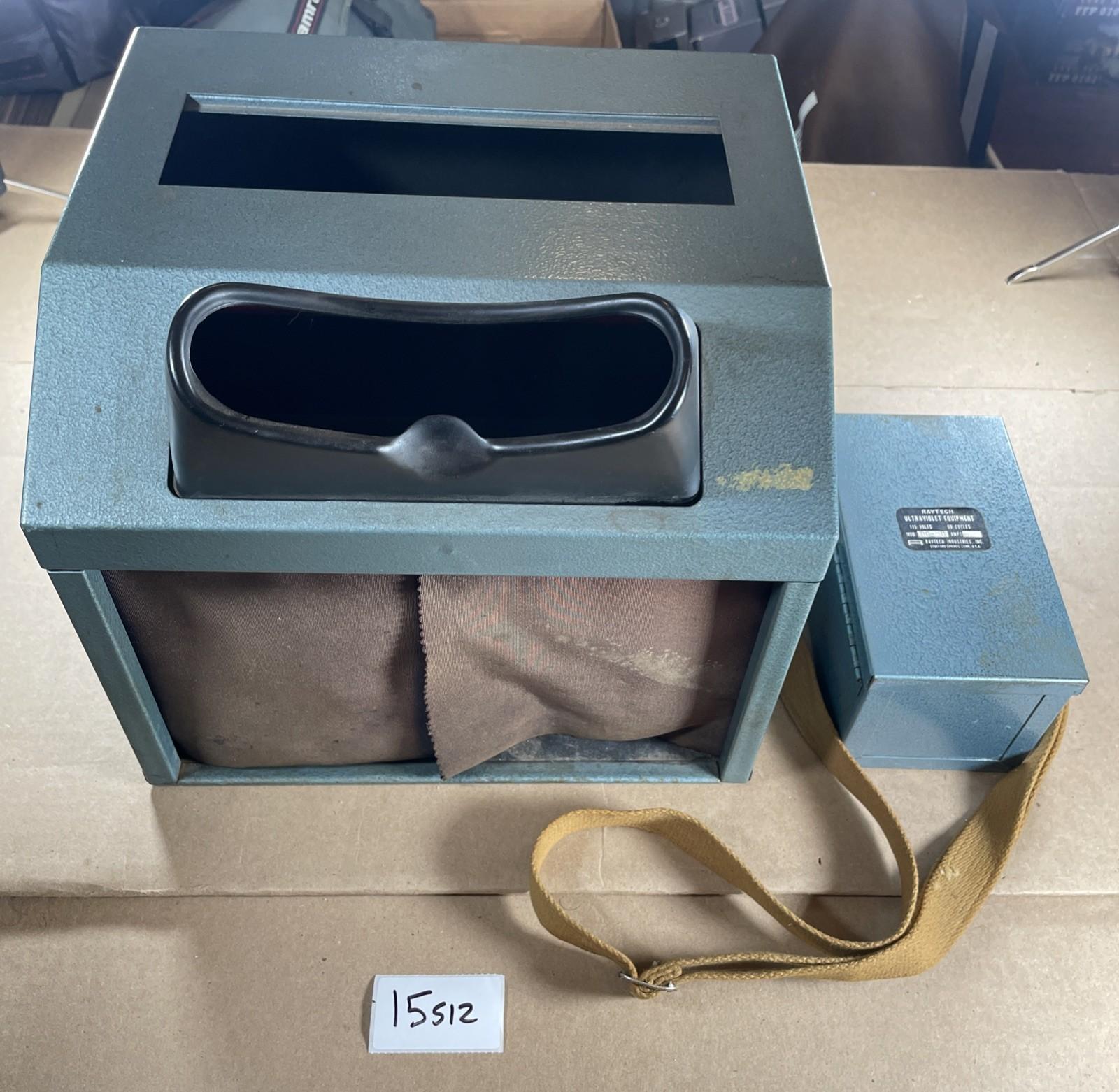 Raytech Ultraviolet Equipment VB-8 for Lapidary Use