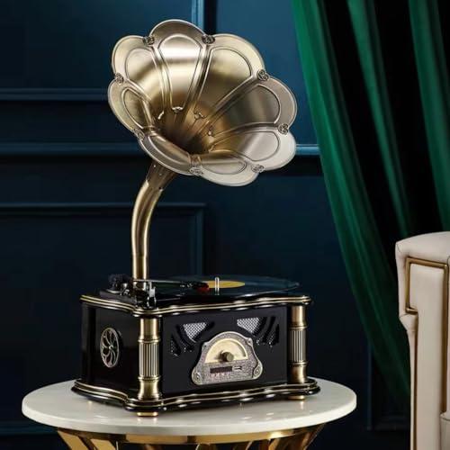 Vintage Bluetooth Gramophone for Vinyl Lovers