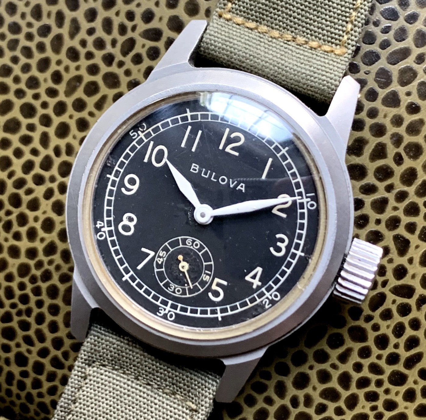1944 Bulova Military Watch - Vintage Style Gift