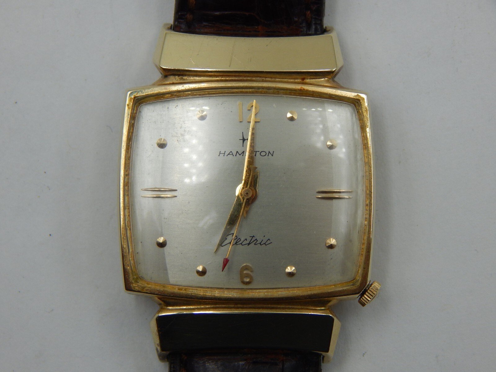 Shop Hamilton Vintage Men's Electric Quartz Watch