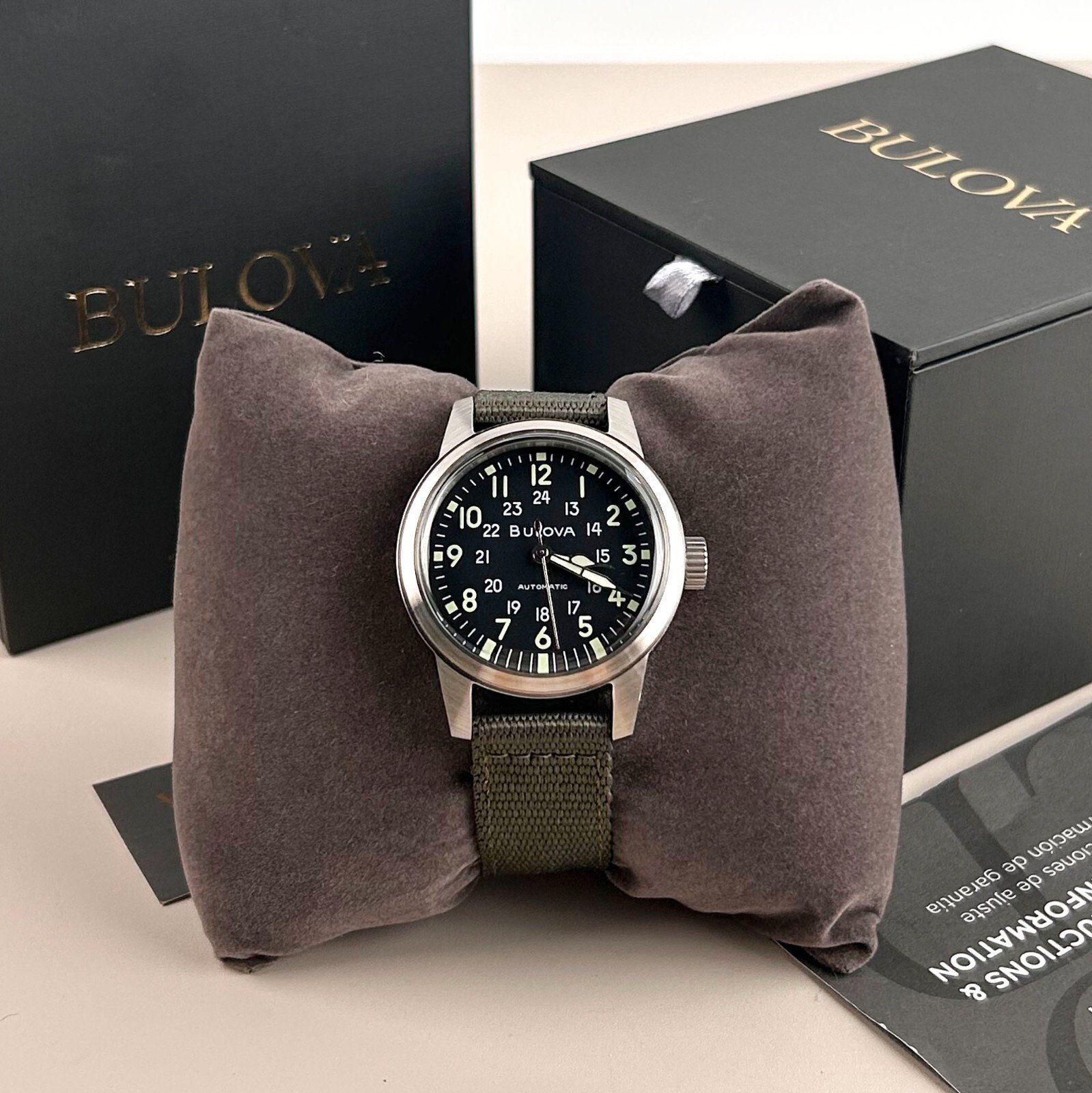Shop Bulova Military Special Edition Men's Hack Watch