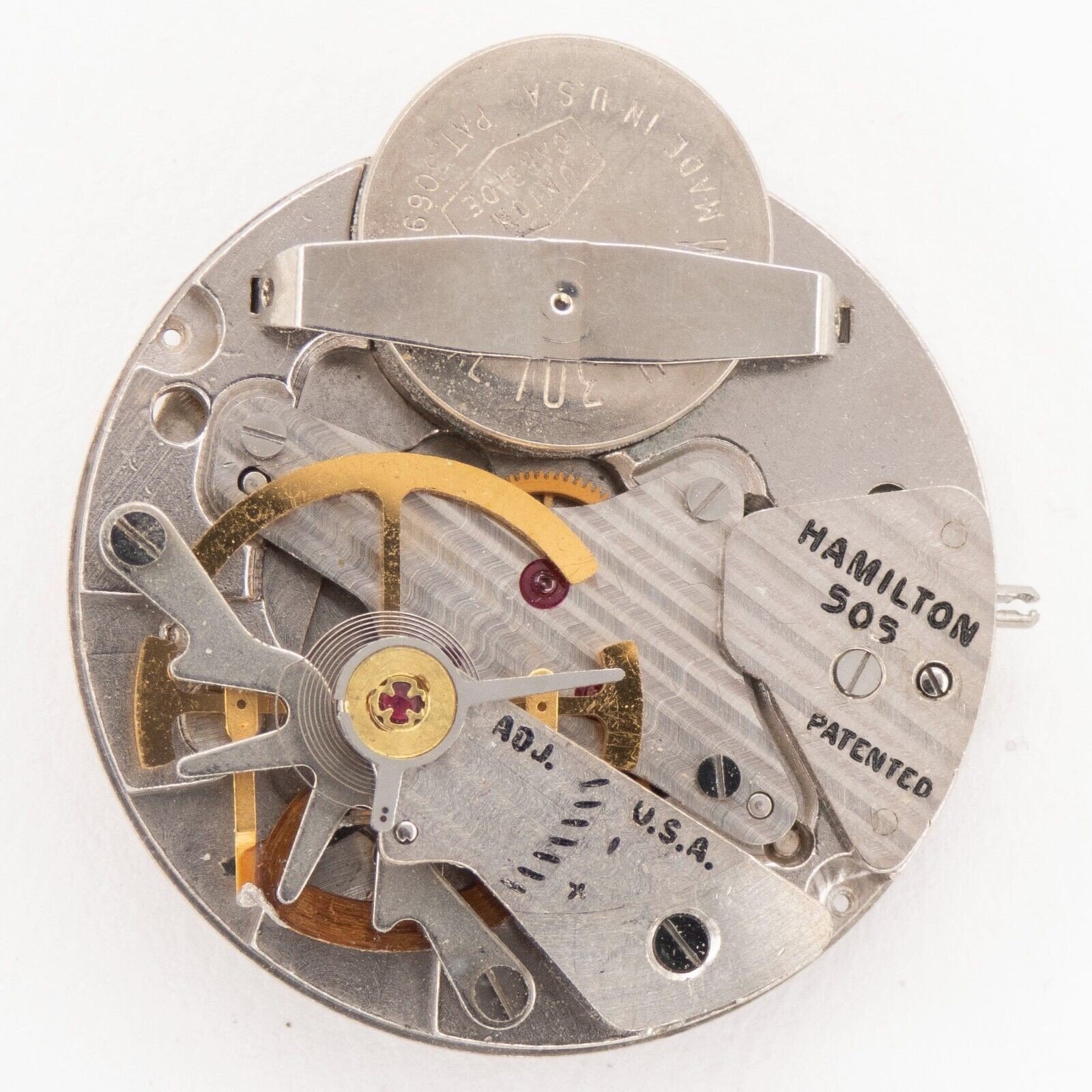 Vintage Hamilton Electric Caliber 505 Wristwatch Movement