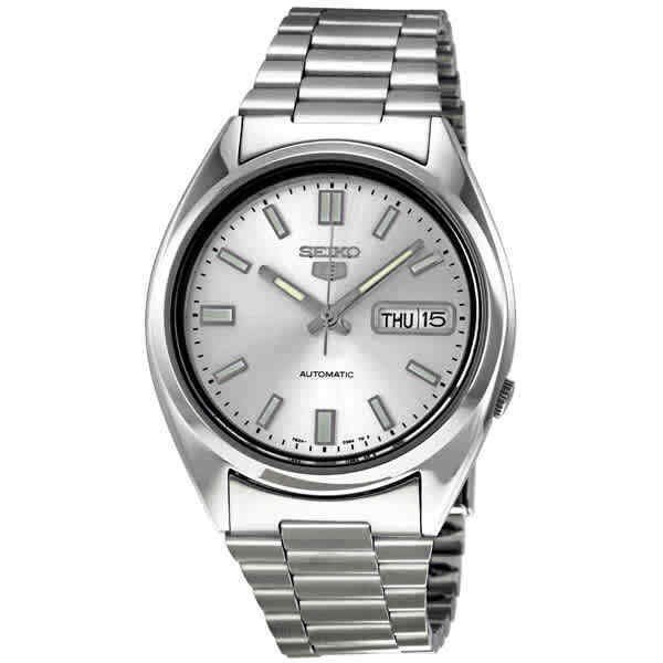 Seiko Men's Automatic Silver Watch - Vintage Style