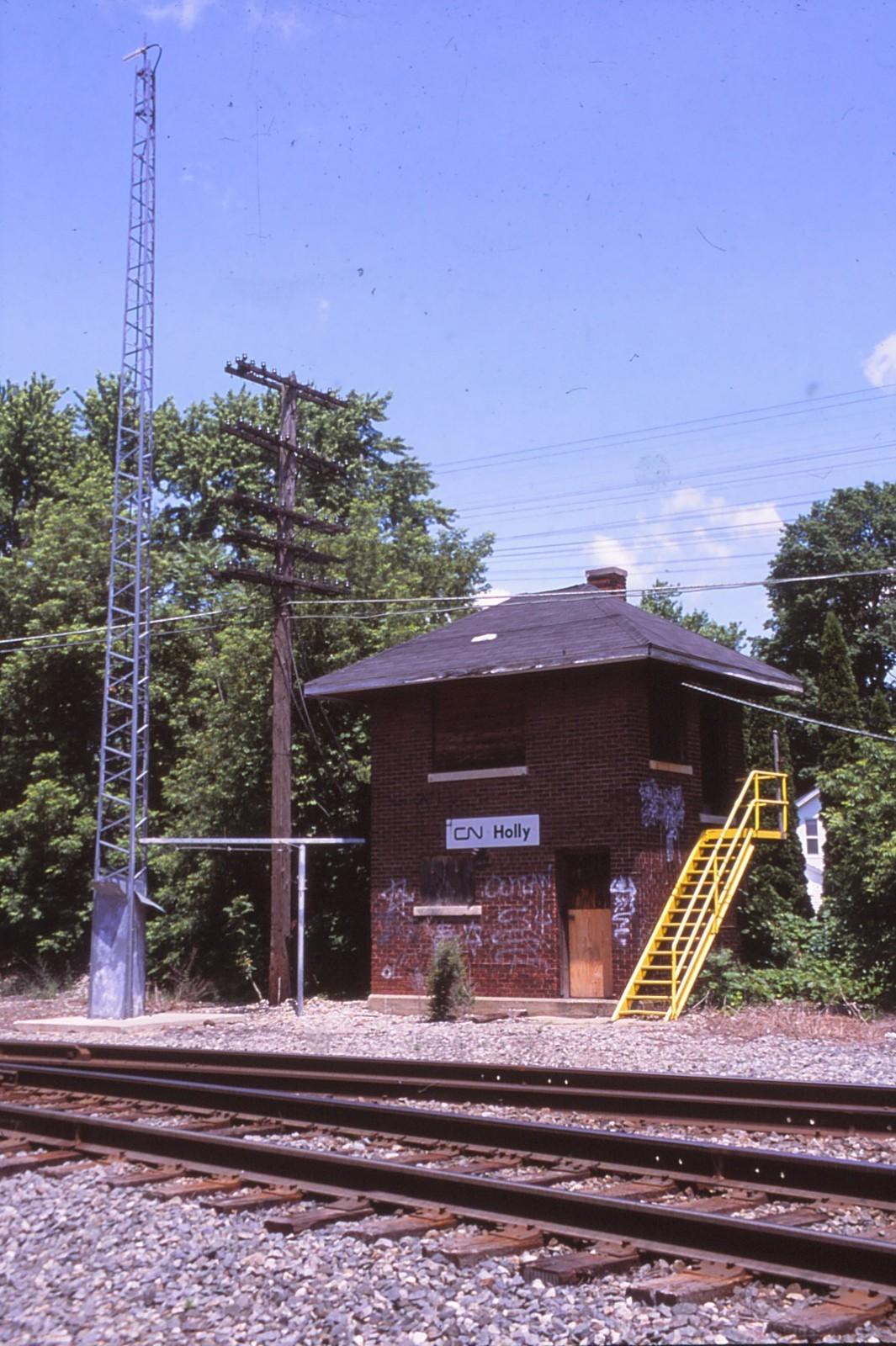 Vintage Fuji Railroad Slide - CN Holly Tower