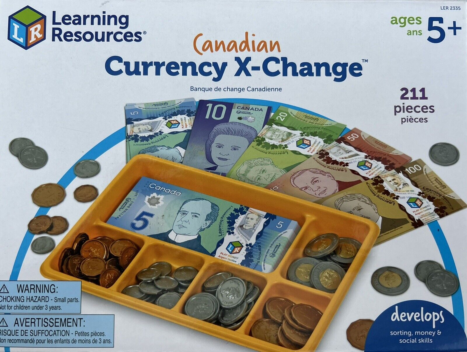 Vintage Pretend Money for Kids: Canadian Currency-X-Change