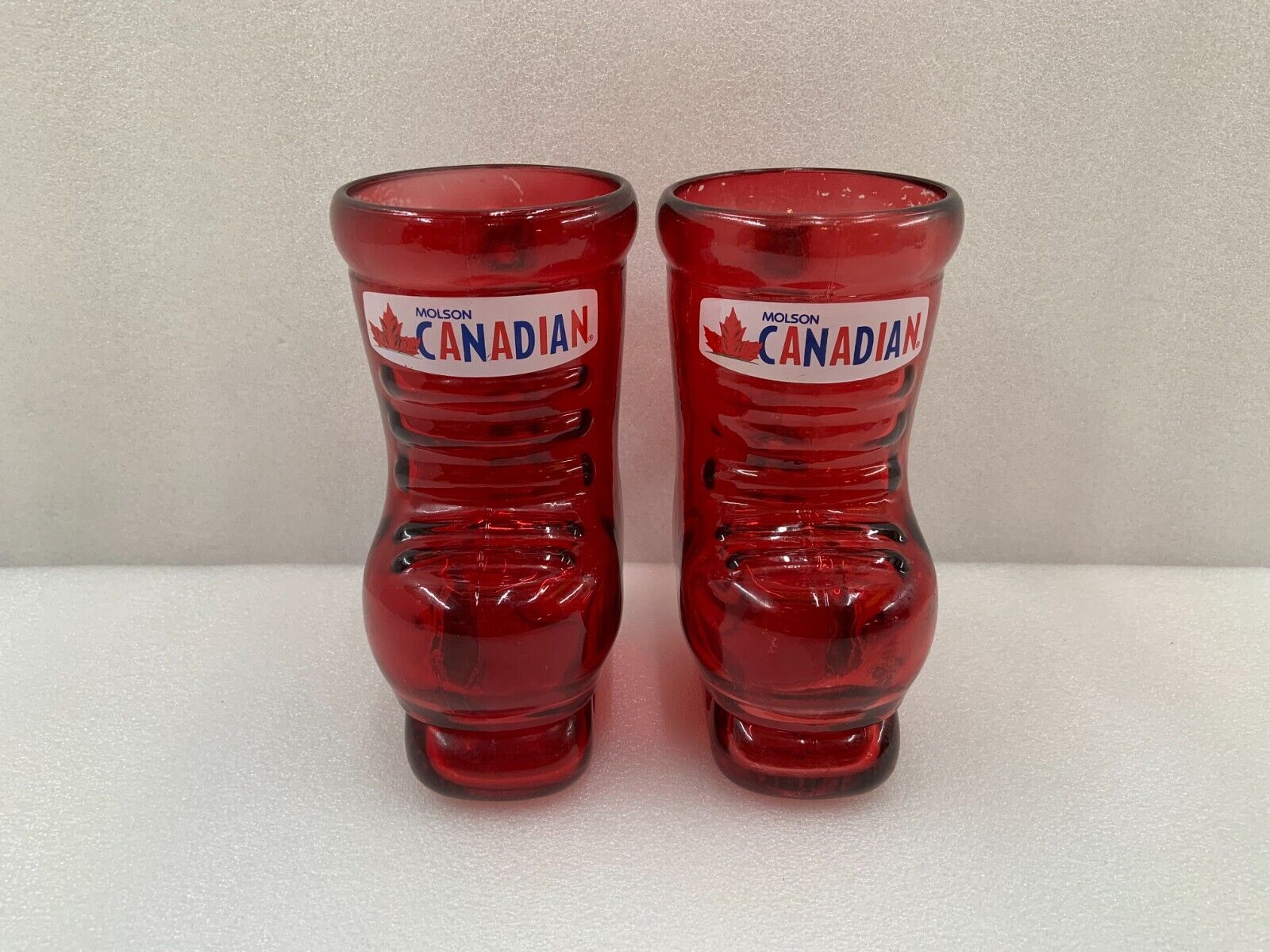 Molson Canadian Vintage RED Skate Beer Mugs – Set of 2
