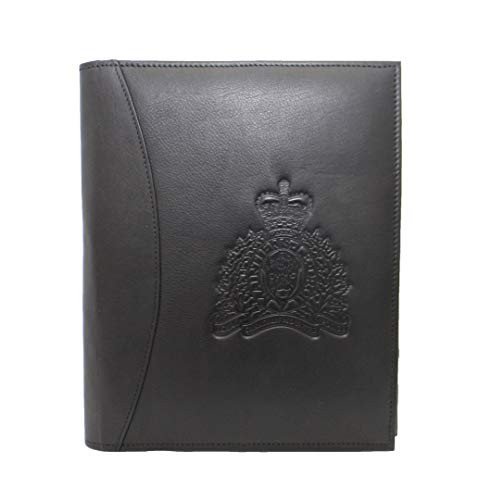 RCMP Crest Leather Journal - Vintage Gifts Canada