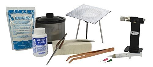 Essential Soldering Kit: Torch & Tweezers Included