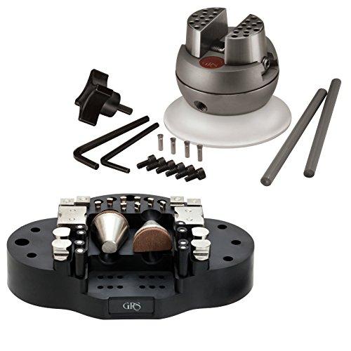 GRS MicroBlock Ball Vise with 30 Attachments