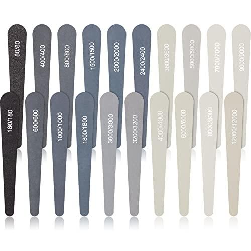 20 Pcs Sanding Sticks for Easy Model Crafting