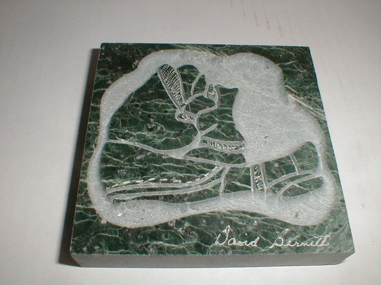 David Bernett Inuit Mother and Child Sculpture