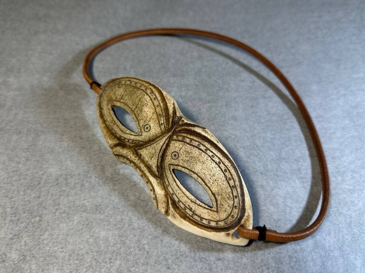 Yupik Hand Carved Inuit Sunglasses and Mask