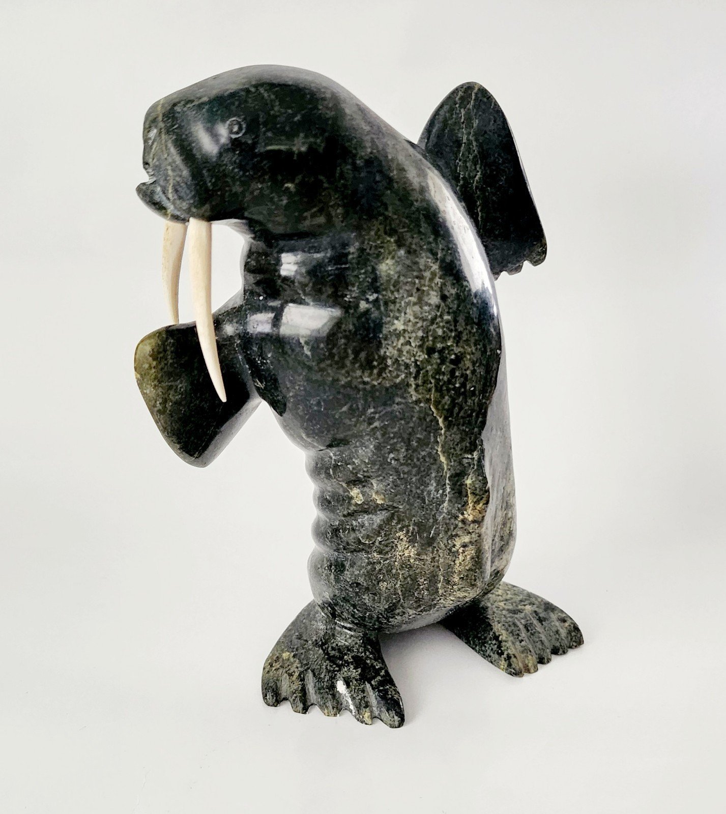 Inuit Walrus Sculpture: Unique Handcrafted Art Piece