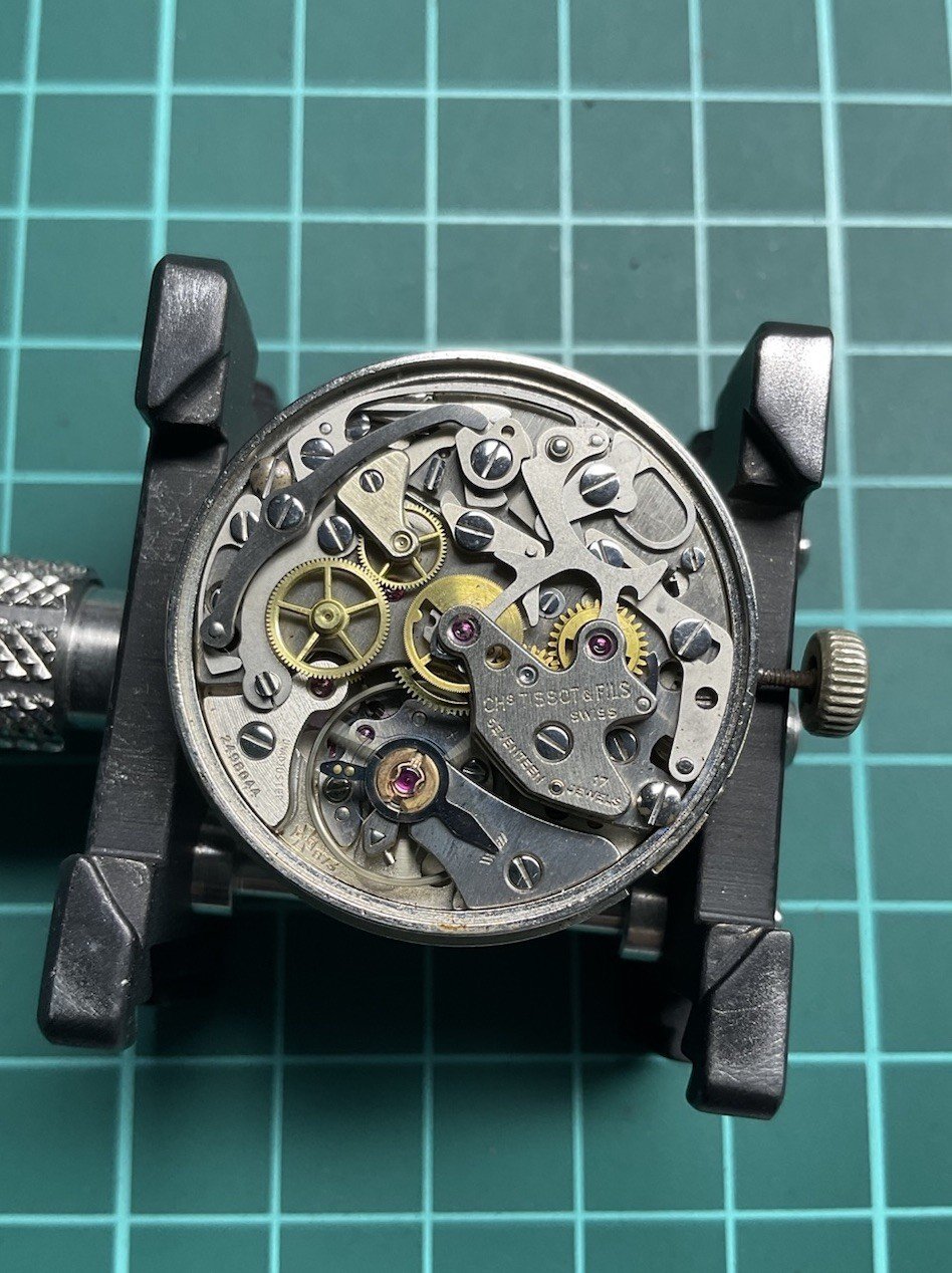 Tissot Lemania 873 Monopusher Chronograph Watch Sale