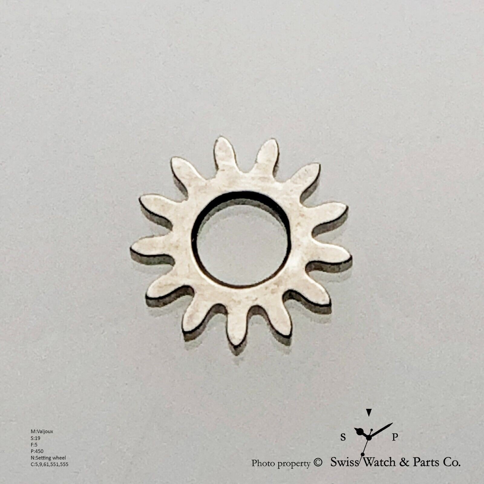 Valjoux Monopusher Chronograph Caliber 61 Parts