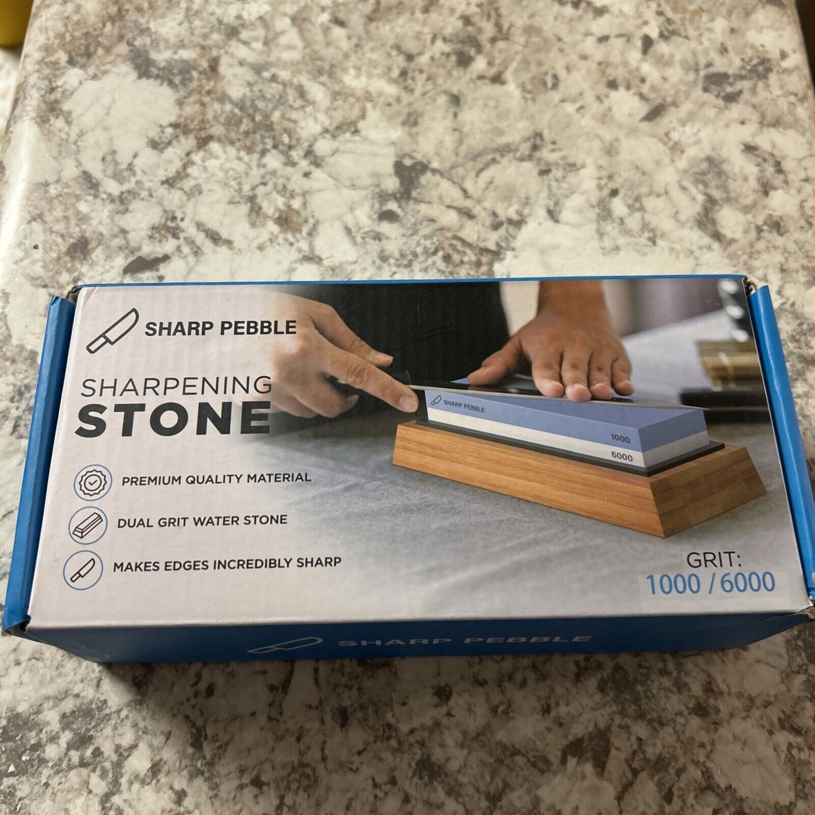 Dual Grit Japanese Whetstone: 1000/6000 Sharpening