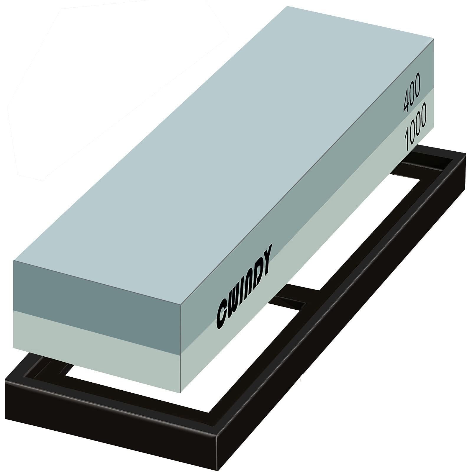 Dual-Sided Japanese Whetstone Sharpening Kit - 400/1000 Grit