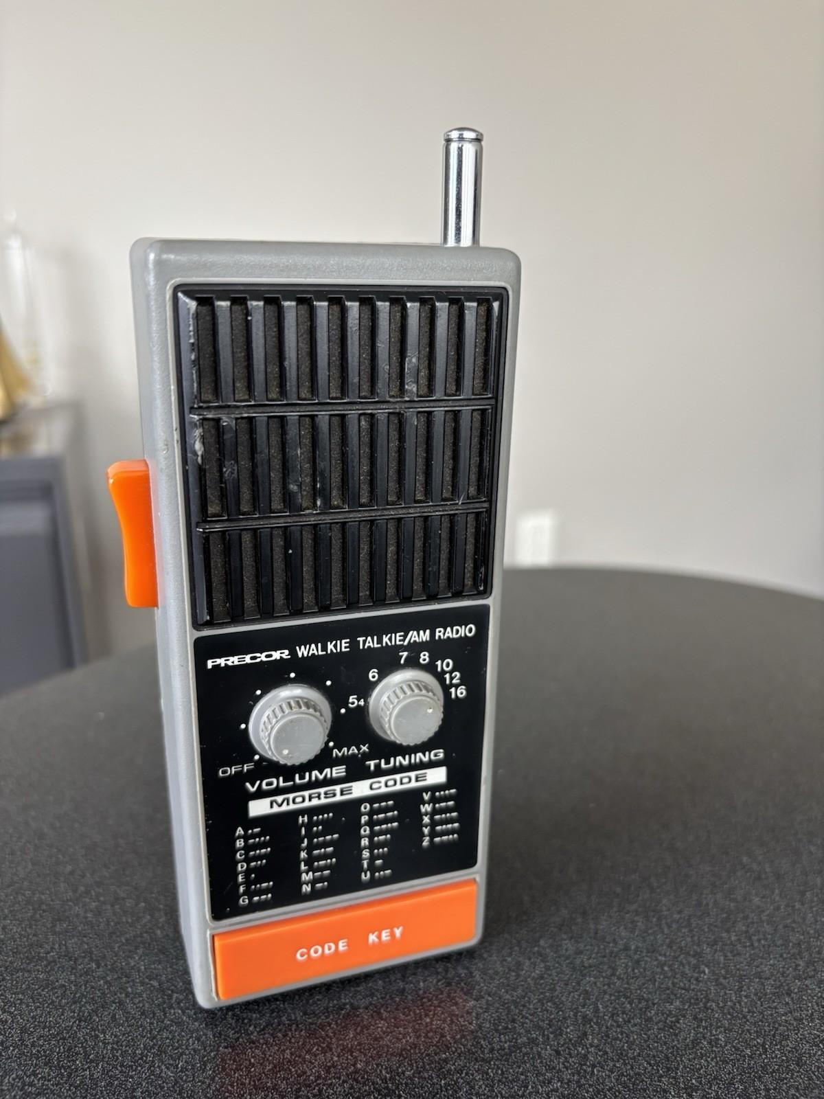 Vintage Precor WT-900 Walkie Talkie with Morse Code