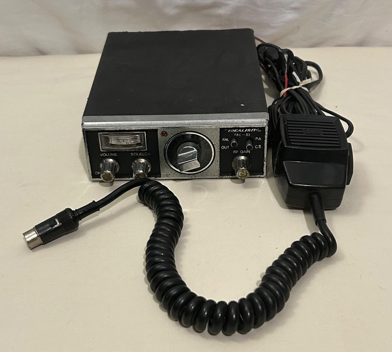 Vintage REALISTIC CB Radio TRC-52 Transceiver 23 Channel