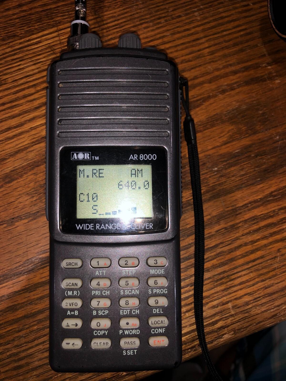 AOR AR-8000 Wide Range Receiver with Antenna