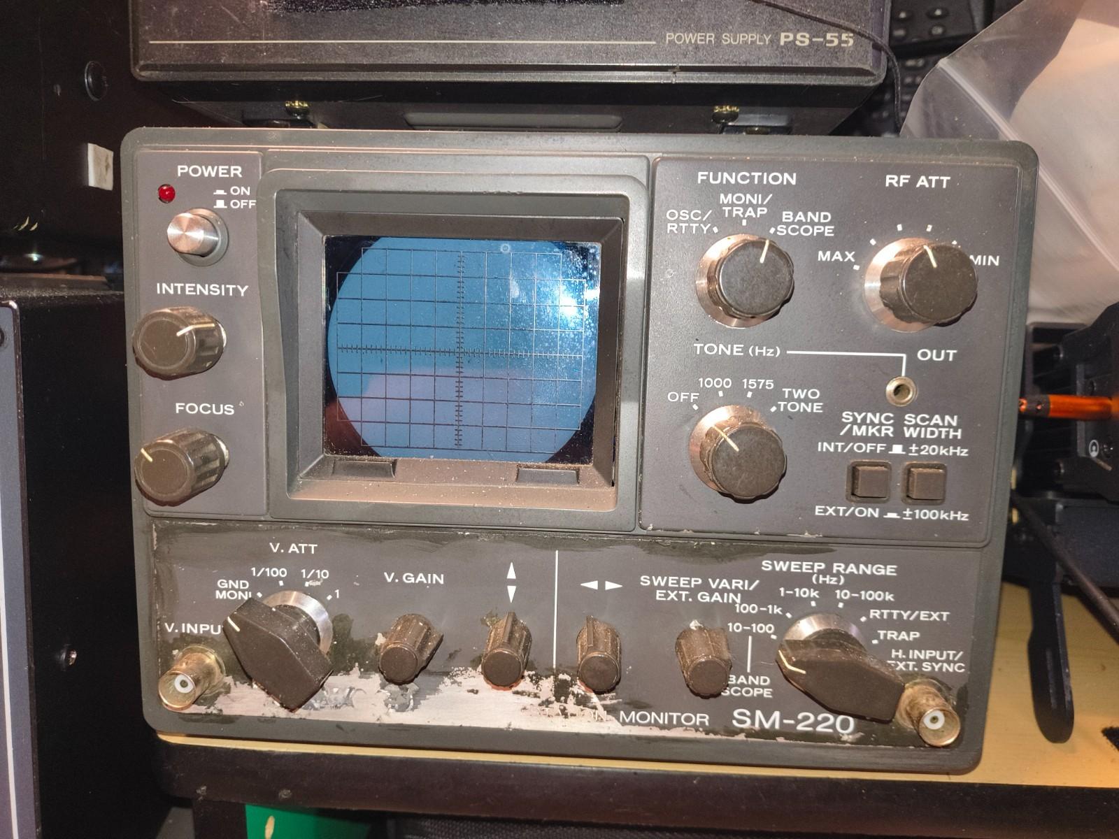 Vintage Kenwood SM-220 Ham Radio Monitor for Sale