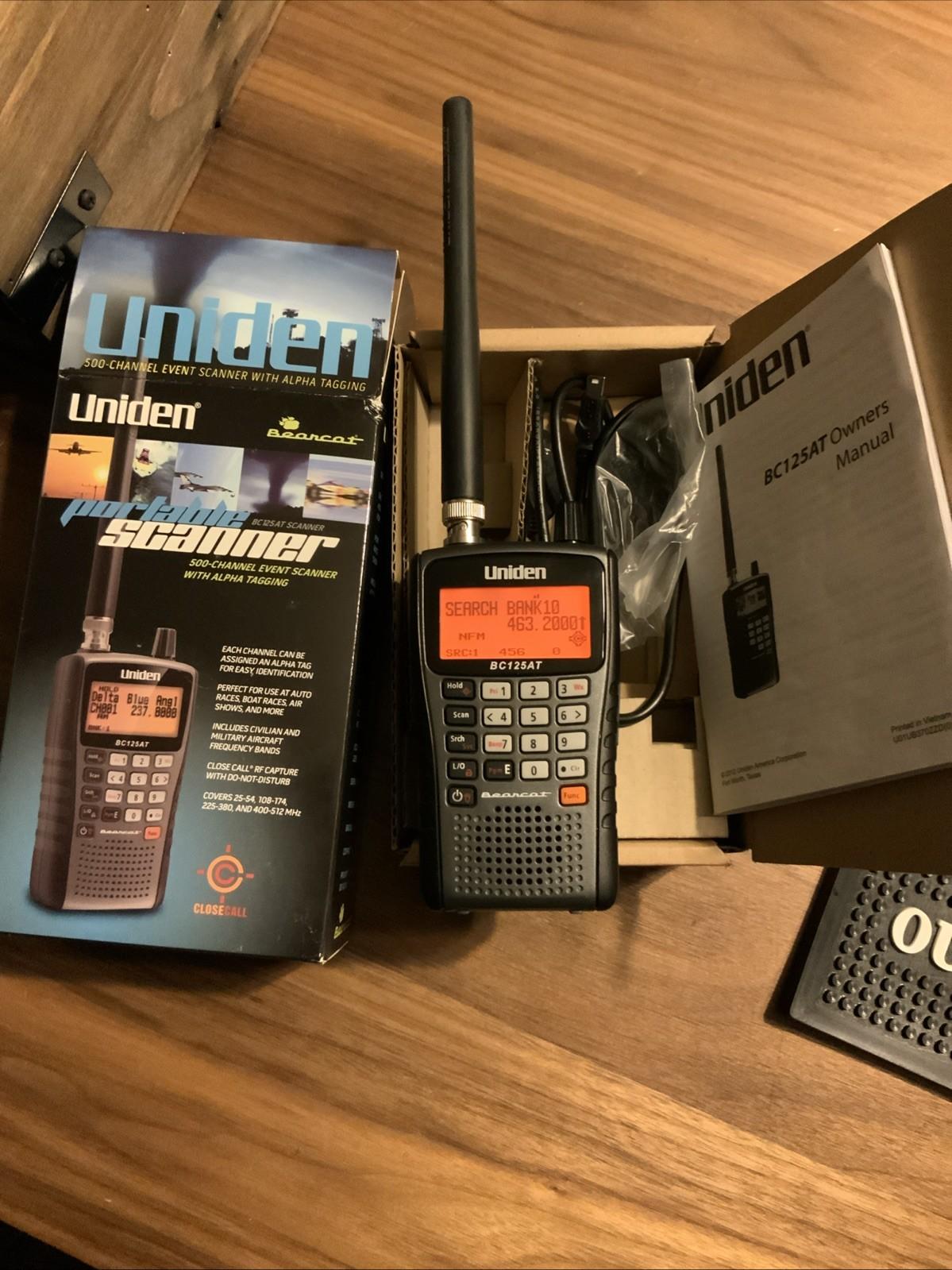 Uniden Bearcat BC125AT Handheld Scanner Radio